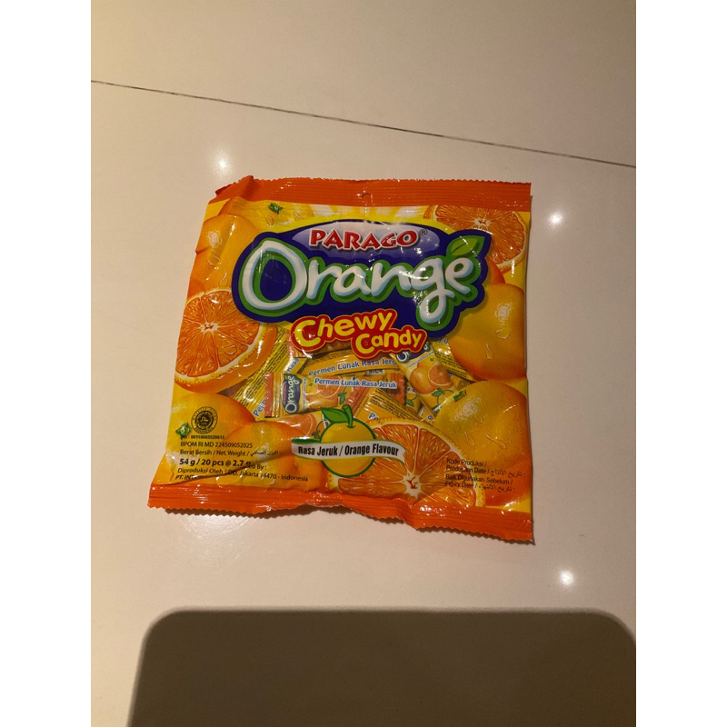 Jual Parago Chewy Candy 60g permen susu dan buah lunak isi 20pcs ...