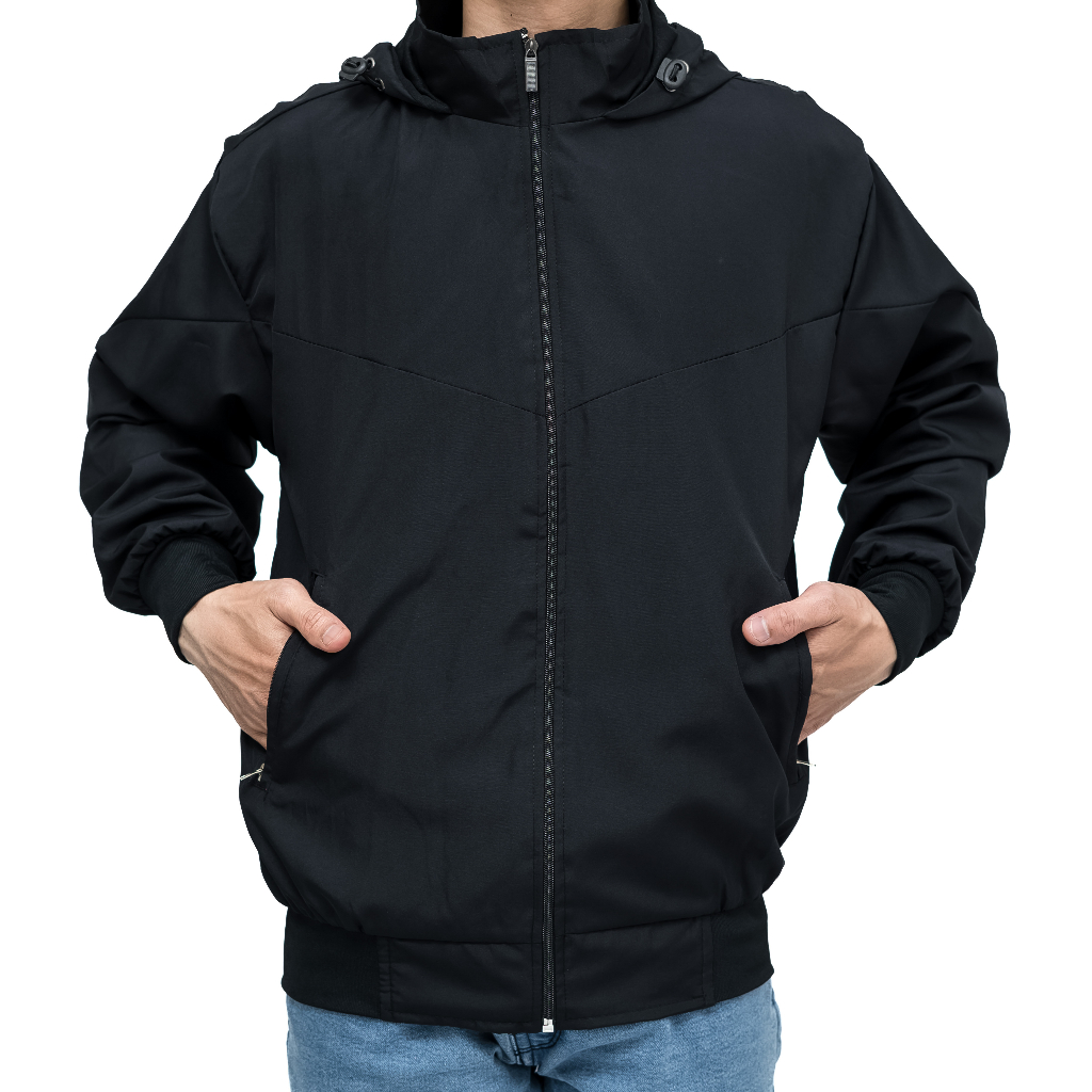 Jual INDO - Jaket Parasut Polos Olahraga Sporty Jogging, Jacket ...