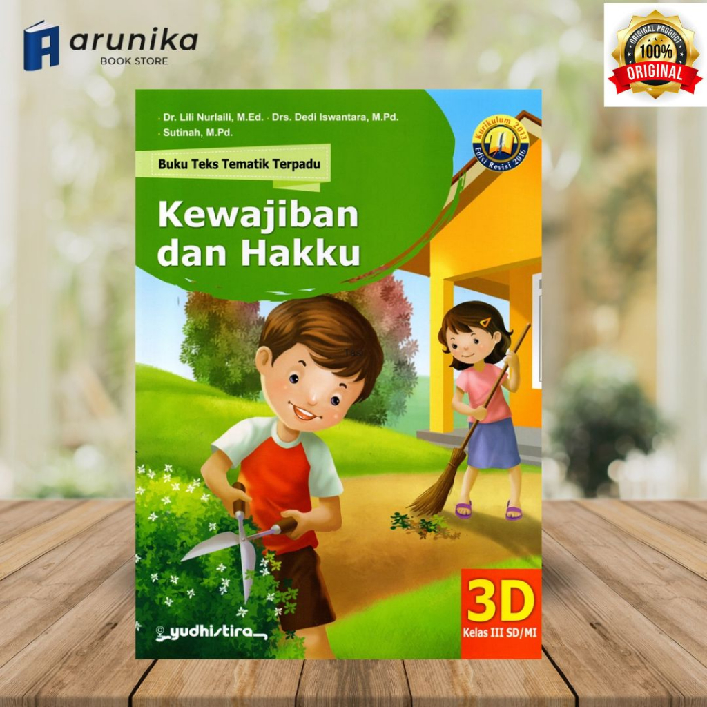 Jual Buku Teks Tematik Terpadu 3D Kewajiban dan Hakku untuk SD/MI Kelas 3 | Shopee Indonesia