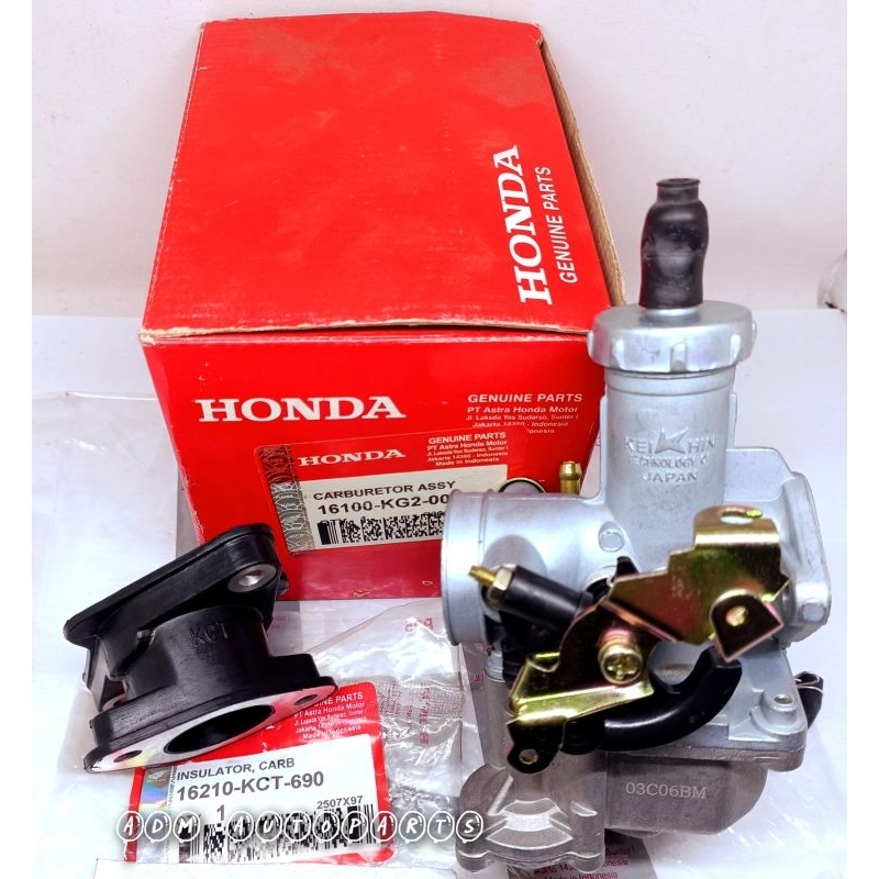 Jual KARBURATOR KG2+KCT/KEH INTAKEMANIPOL TIDAK ADA PIPA ( CARBURATOR ASSY+INSULATOR ) GL PRO ...