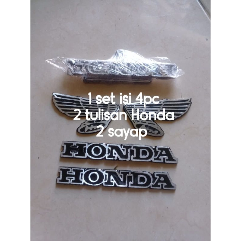 Jual emblem logo tangki cb glatik cb125 cb100 emblem tangki cb logo ...