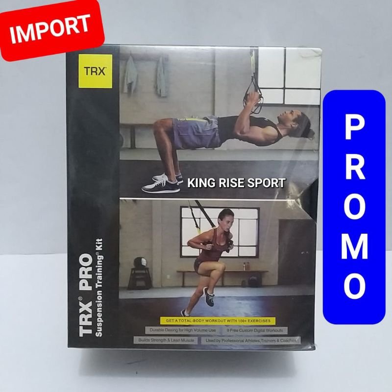 Jual TRX PRO ( TRX Suspension Training Kit ) - IMPORT | Shopee Indonesia
