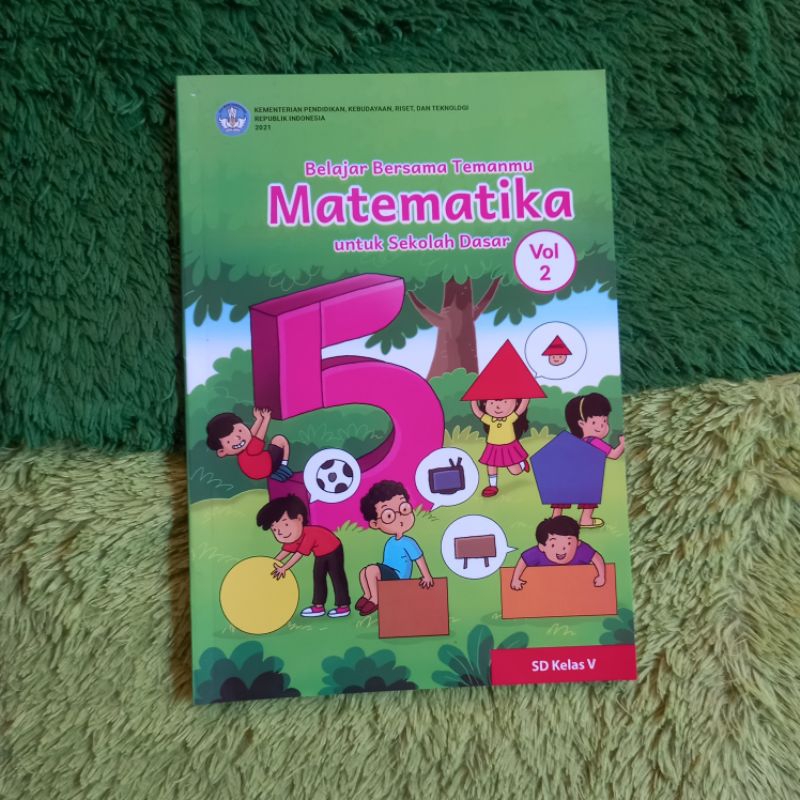 Jual ORIGINAL BUKU BELAJAR BERSAMA TEMANMU MATEMATIKA KELAS 5 SD VOL 1 2 KURIKULUM MERDEKA ...