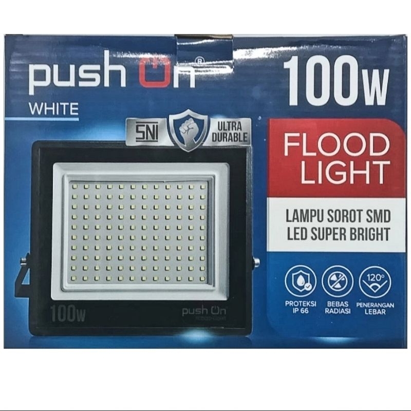 Jual Lampu Kap Sorot LED 100W 200W 300W 400W 500 Watt Floodlight Tembak ...