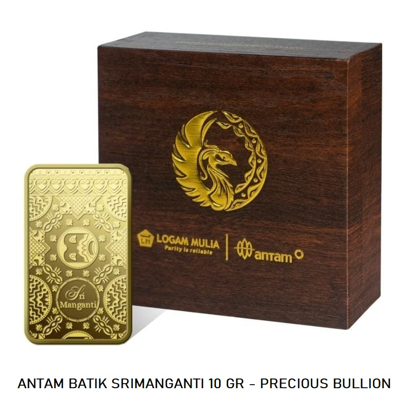 Jual Logam Mulia Antam Batik Seri 3 - Srimanganti 10 gram (24K ...