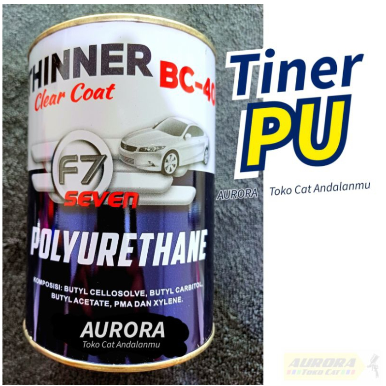 Jual Thinner PU F7 BC40 Tiner Polyurethane Seven 1Liter Untuk Clear Coat Sangat Bagus Sebagai ...