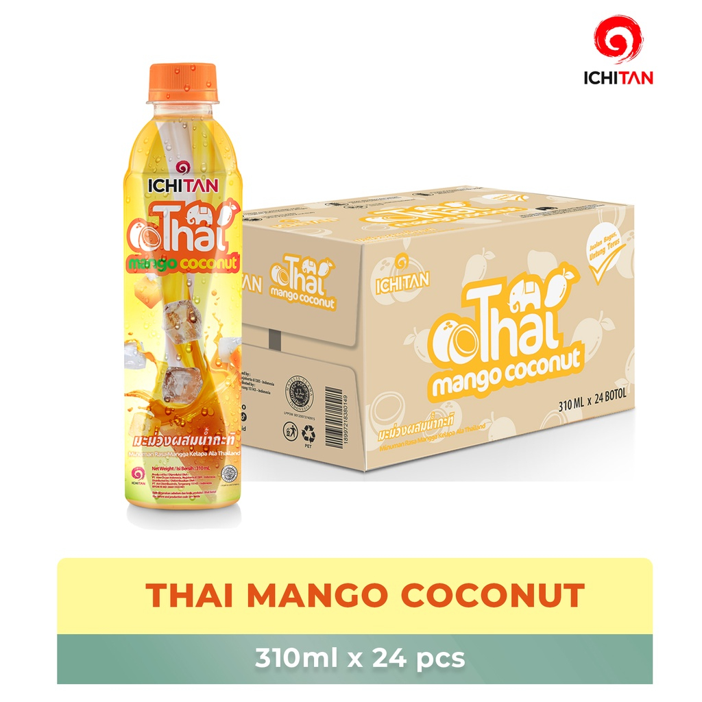 Jual Ichitan Thai Mango Coconut 1 Kardus Isi 24 Botol | Shopee Indonesia