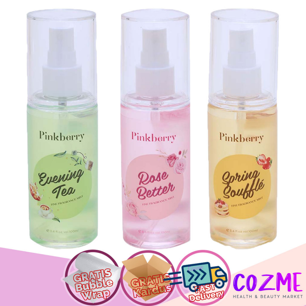 Jual PINKBERRY Fine Fragrance Hair & Body Mist 100mL | Shopee Indonesia