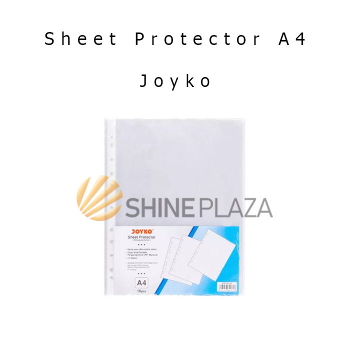 Jual Sheet Protector A4 Joyko - Plastik PP Pocket A4 Joyko SHP-201 ...