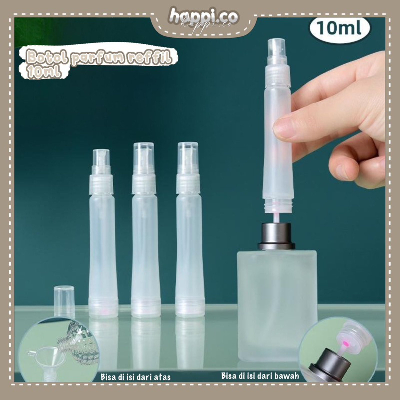 Jual HAPPI.CO - [10ML] BOTOL PARFUM REFILL MINI TRAVELLING UKURAN 10 ML ...