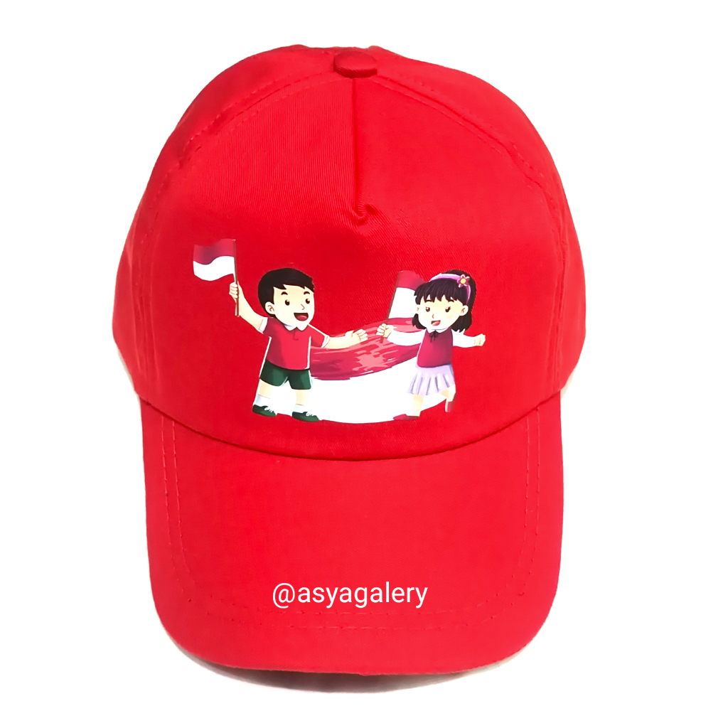 Jual Topi Merah Putih HUT kemerdekaan RI/Topi Logo HUT RI | Shopee ...