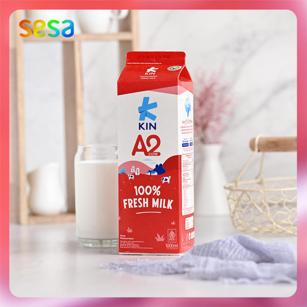 Jual Kin Fresh Milk Full Cream 1 Liter | Shopee Indonesia