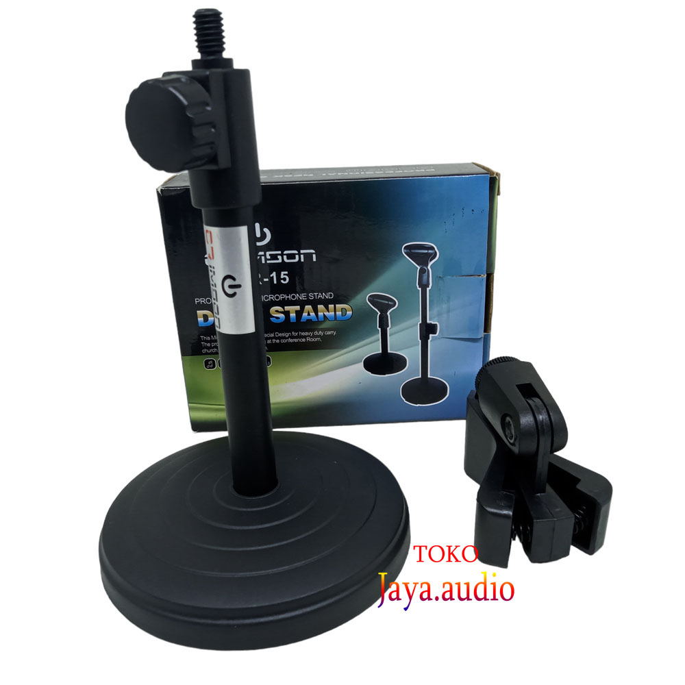Jual Stand Mic Mini CRIMSON CR 15 Stan Mikrofon Pendak Tiang Mik Meja ...