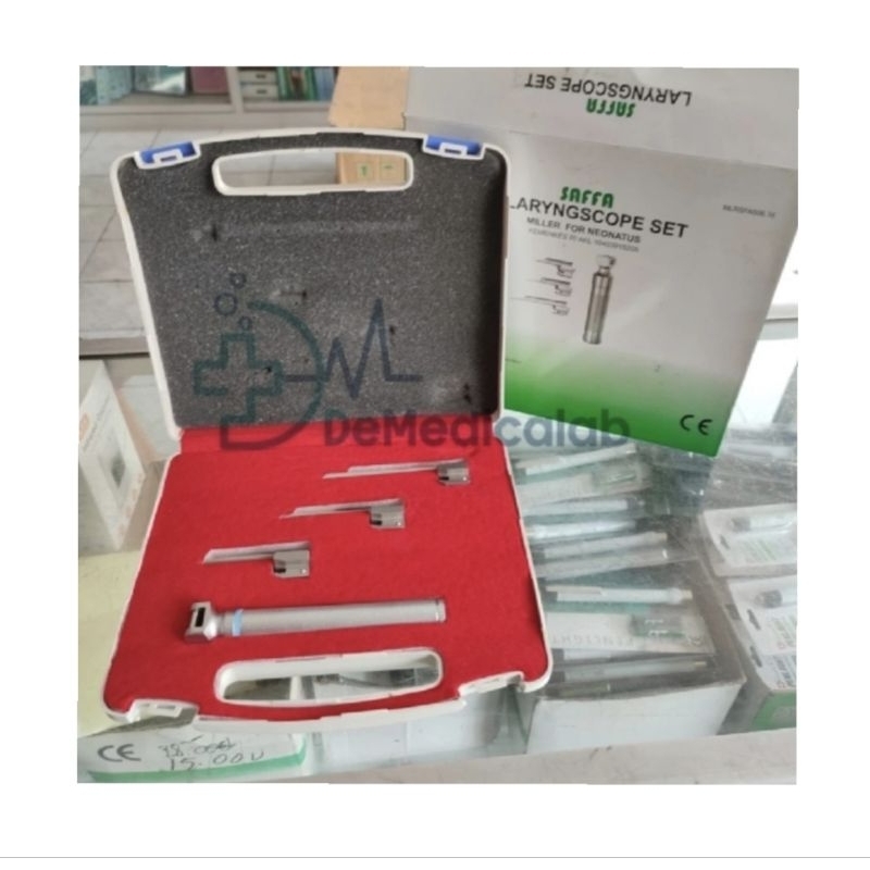 Jual Laryngoscope Set Original Marwa / Laringoskop Bayi Neonatus Miller ...