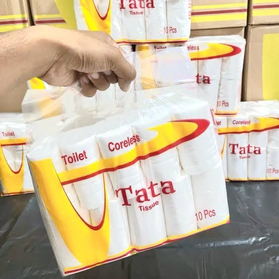 Jual Tissue TATA coreless 10 roll/ TISSUE TOILET ROLL TANPA TULANG ...