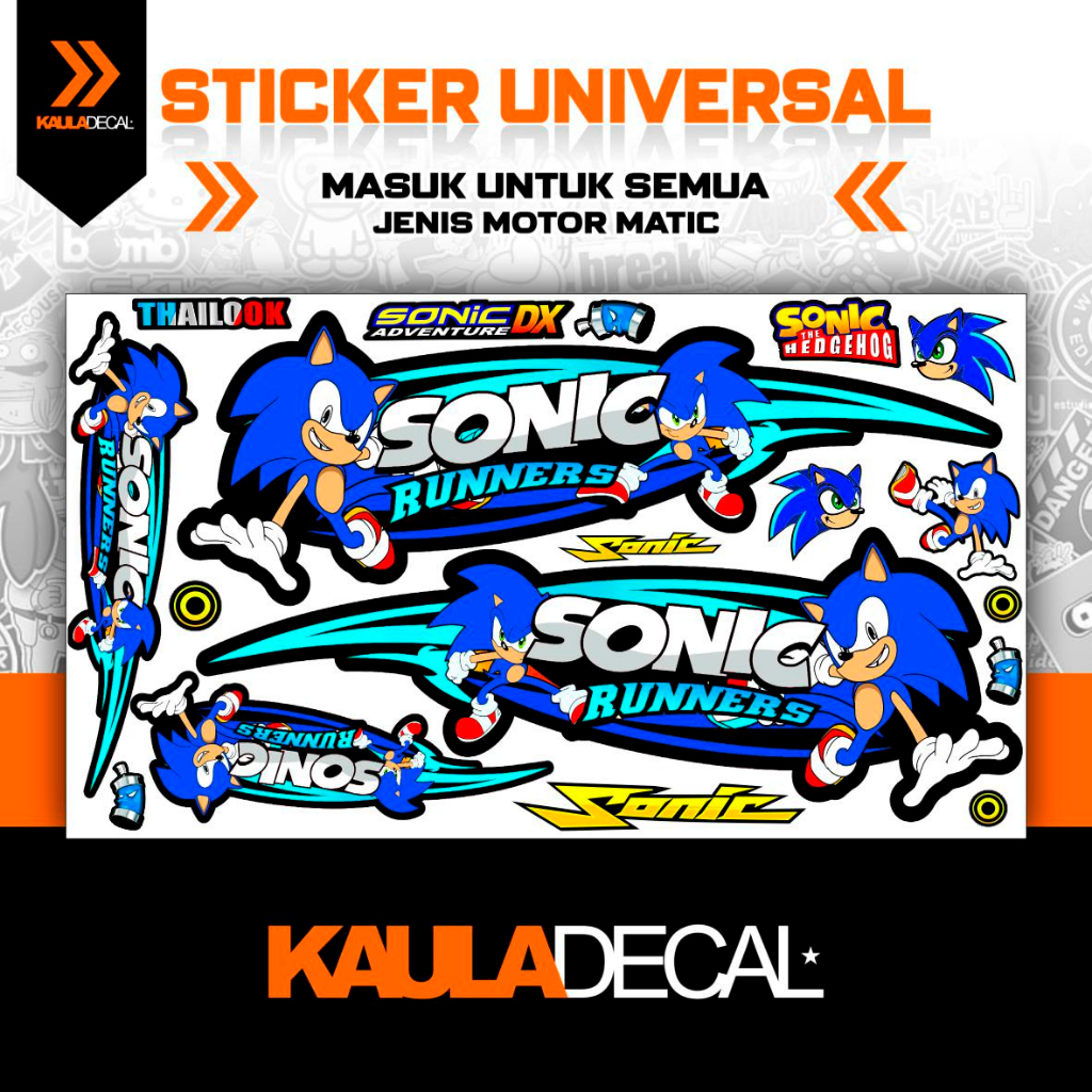 Jual STIKER STRIPING MOTOR ALL MATIC MOTIF 330 / UNIVERSAL MATIC ...