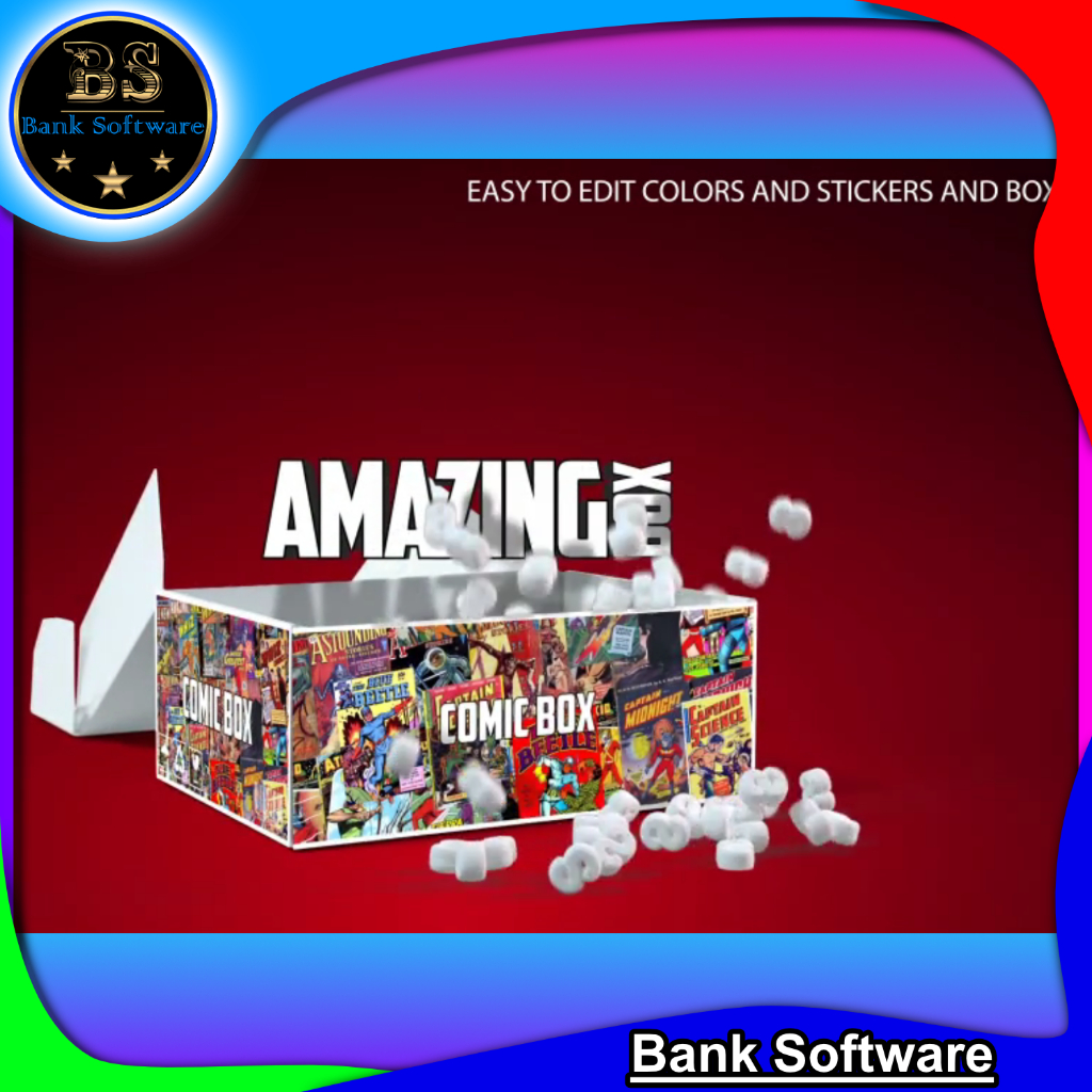 Jual 2). Box logo - Videohive Template Mock-Up After Effects - bank ...