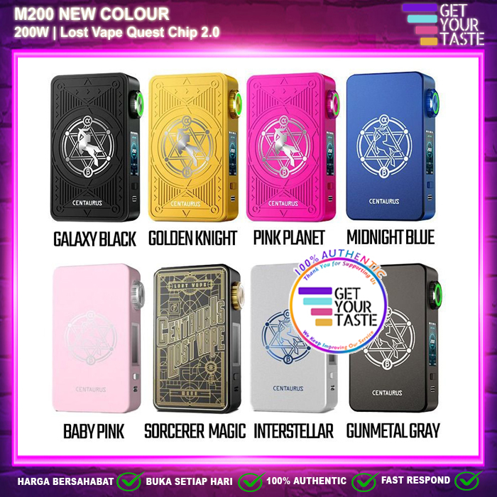 Jual Centaurus M200 NEW COLOUR 200W MOD ONLY Authentic by Lost Vape ...