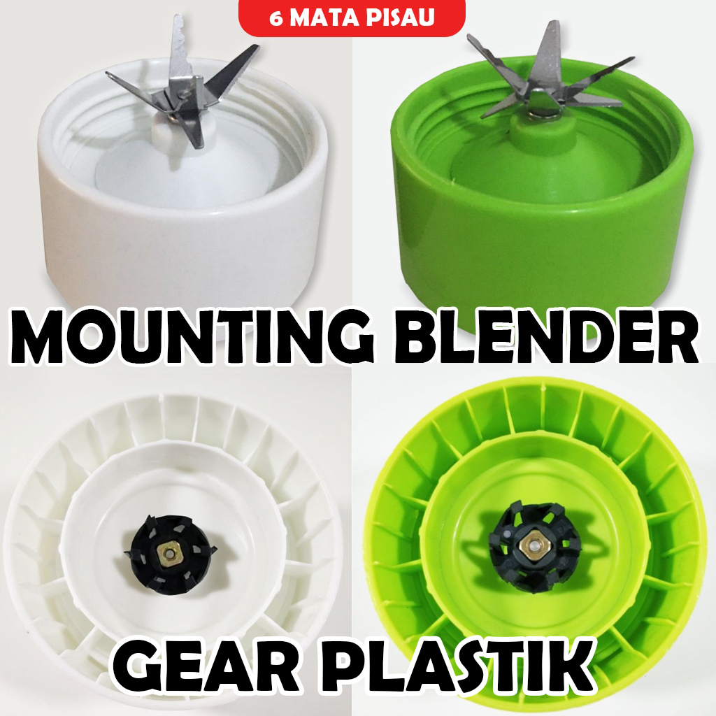 Jual Mounting Pisau Blender Miyako / National 6 Mata Model Lama / Baru ...
