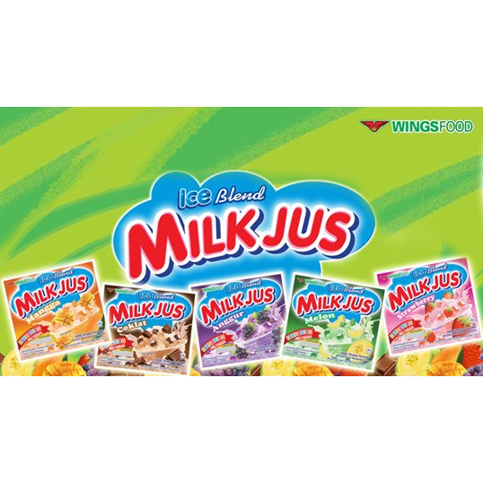 Jual MILKJUS MINUMAN SERBUK MILK JUS ANEKA RASA SUSU (1 RENCENG ISI 10 ...