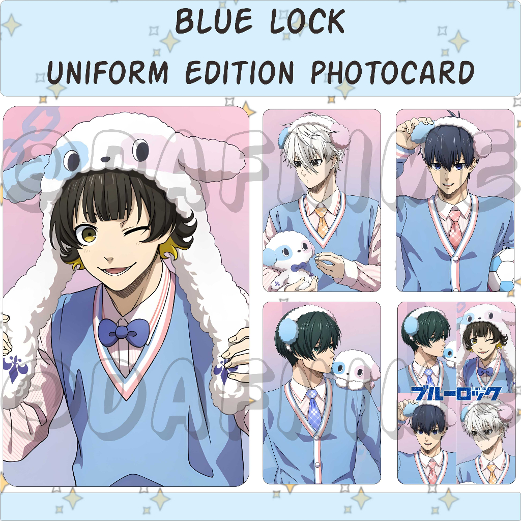 Jual BLUE LOCK UNIFORM EDITION PHOTOCARD ANIME | Shopee Indonesia