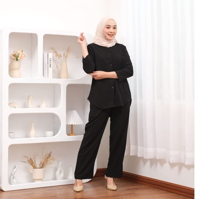 Jual One Set Jumbo LD -140 cm / Atasan + Celana Kekinian / One Set ...