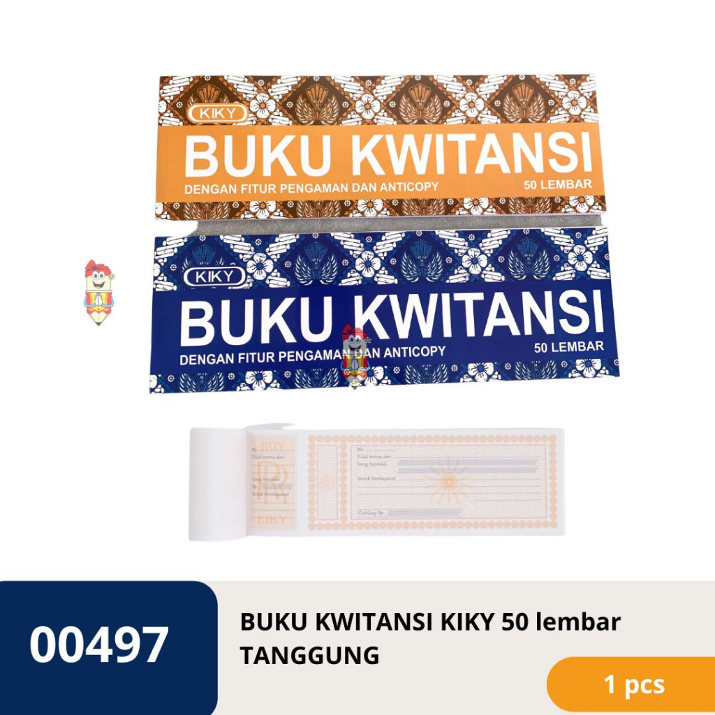 Jual Buku Kwitansi / Kuitansi Besar Kiky isi 50 Lembar | Shopee Indonesia