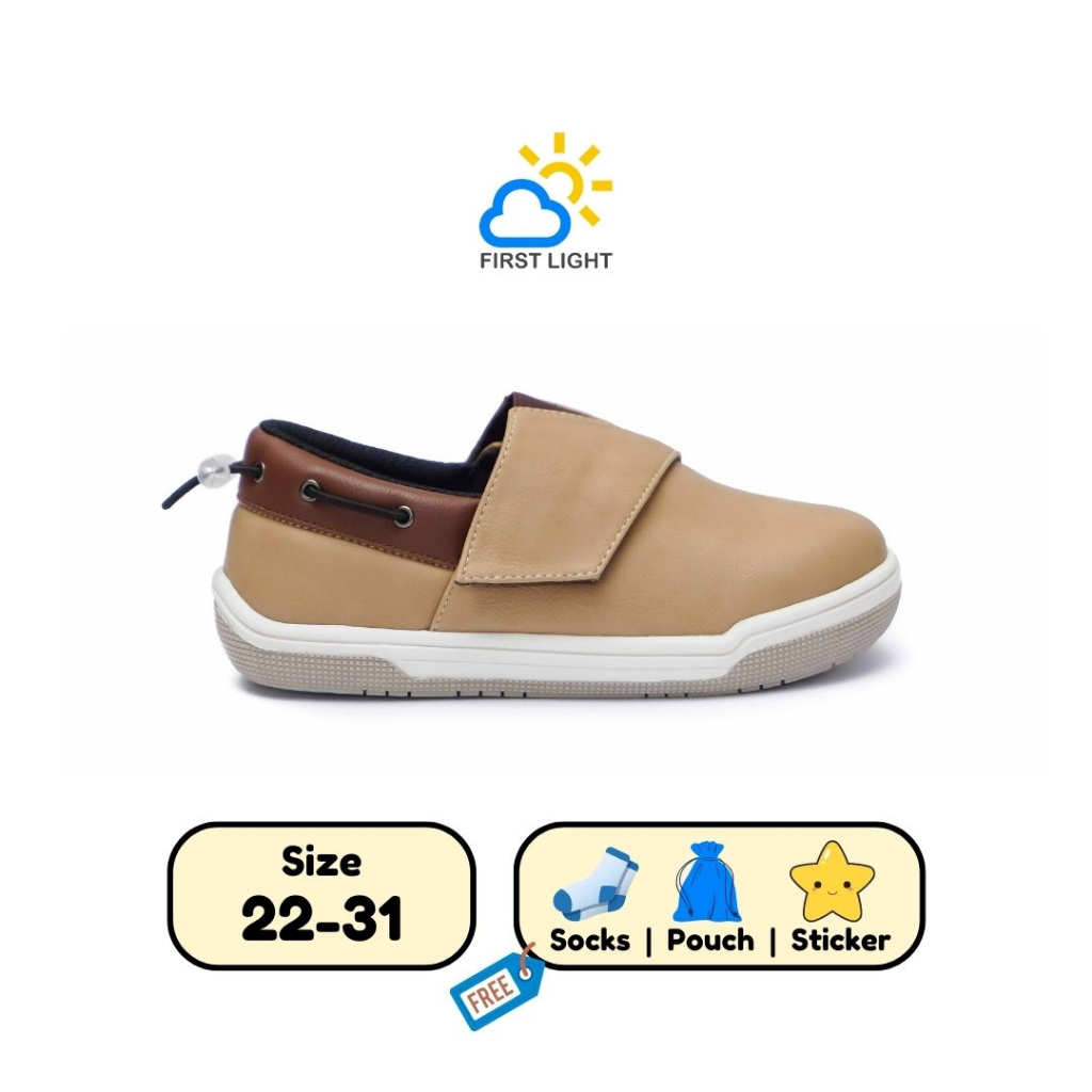 Jual First Light - K14 Mocha - Sepatu Anak Balita - Gratis Kaos Kaki ...
