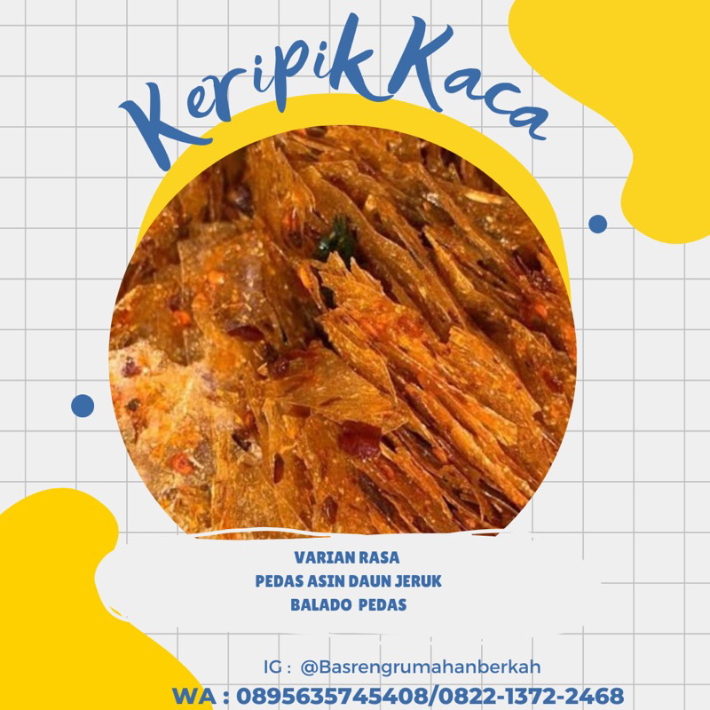 Jual KRIPCA 500GR ( KERIPIK KACA ) | Shopee Indonesia