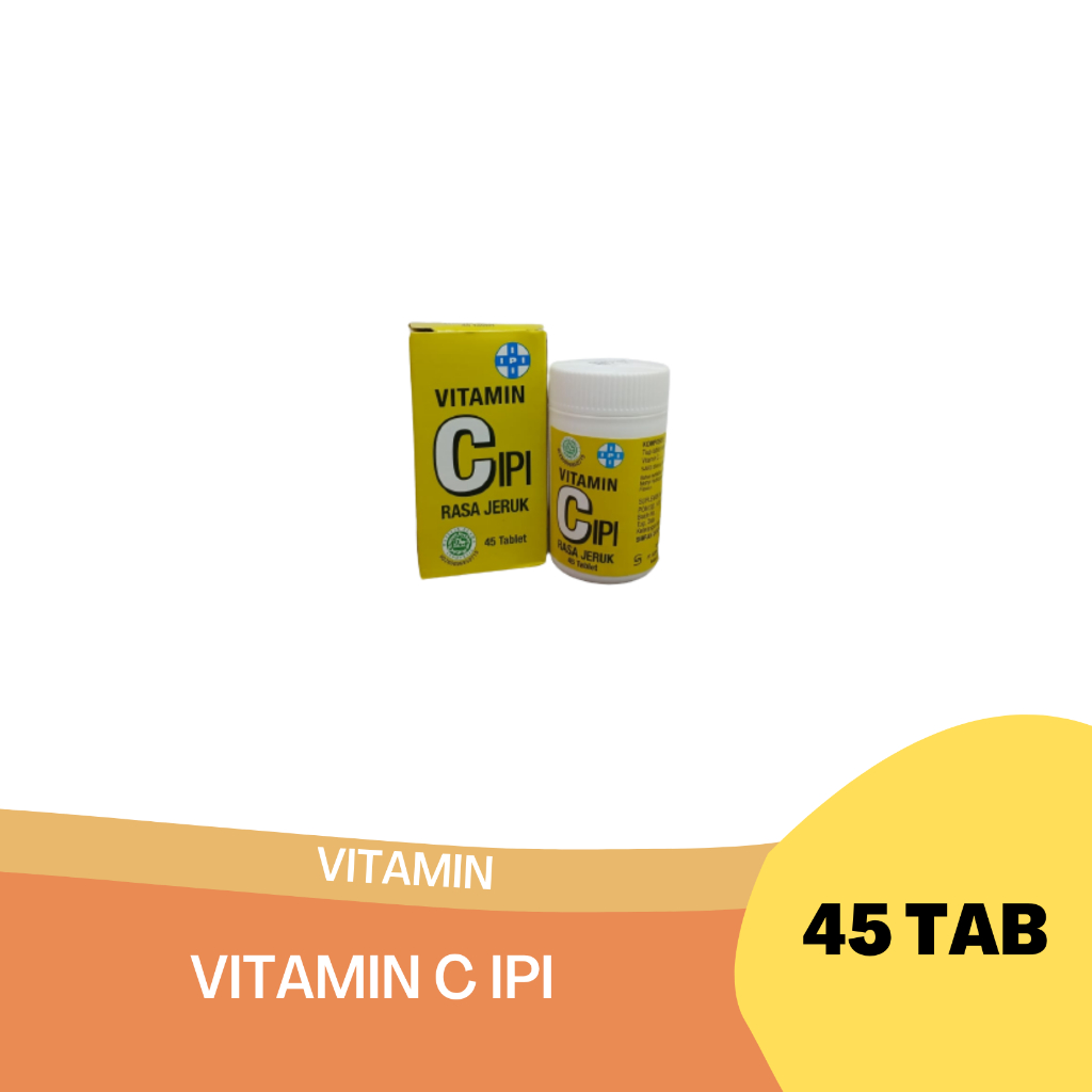 Jual Vitamin C ipi isi 45 tab | Shopee Indonesia