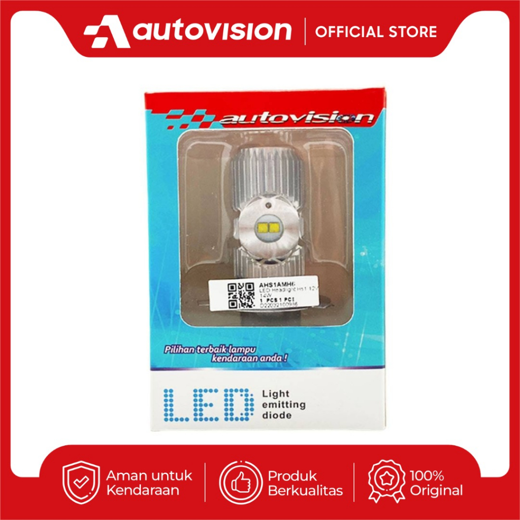 Jual Lampu Utama Motor LED Autovision CR8 HS1/H4 12V 14W+14W | Shopee Indonesia