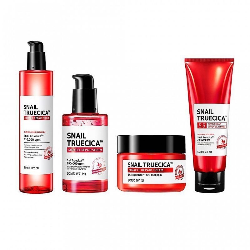 Jual Some by Mi Snail Truecica Miracle Repair Set 100% Original Toner ...