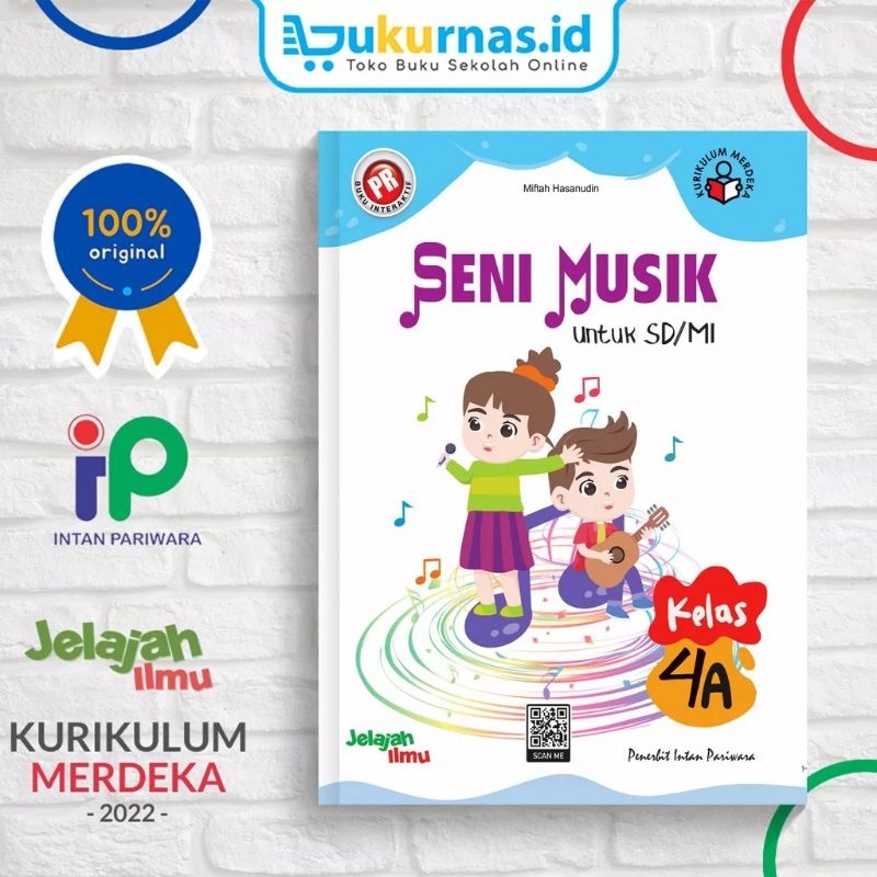 Jual Buku lks pr interaktif Seni Musik Kelas IV, 4 SD Semester1 Tahun 2023 kurikulum merdeka ...