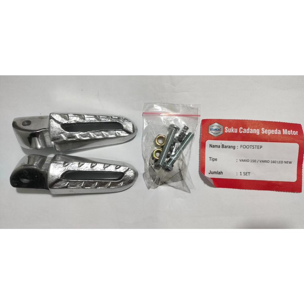 Jual FOOTSTEP STEP BELAKANG VARIO 150 / 160 LED NEW MAX1 | Shopee Indonesia