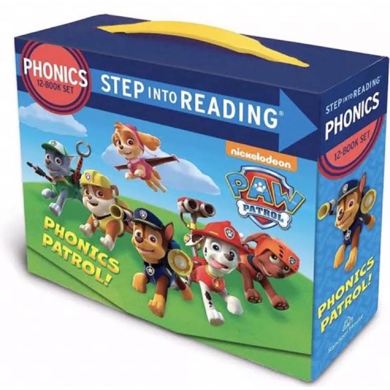 Jual Paw Patrol isi 12 Step into Reading Phonics Set Buku Import Chase ...