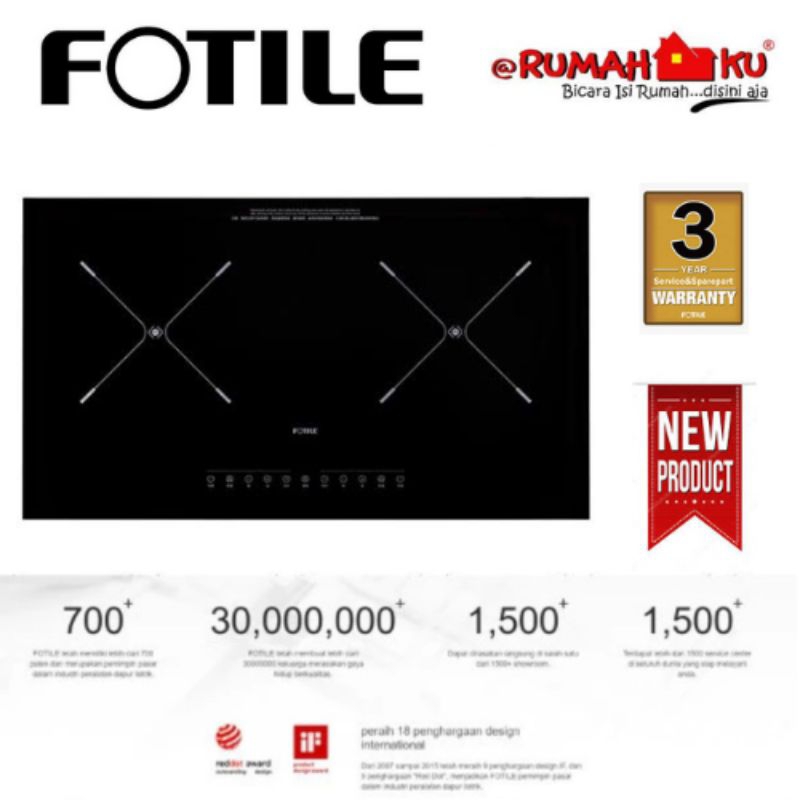 Jual Fotile Built-in Hob Induction EIG72205 kompor tanam induksi EIG ...