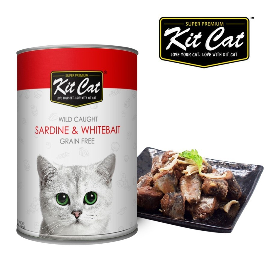 Jual Kit Cat Kitcat Kaleng 400gr Cat Wet Food / Makanan Kucing Basah ...