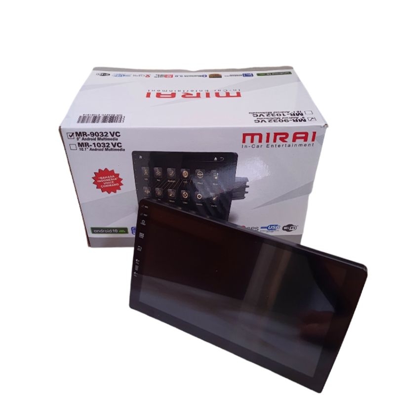 Jual Head unit android 9 inch mirai mr-9032vc ram 2+32 voice command | Shopee Indonesia