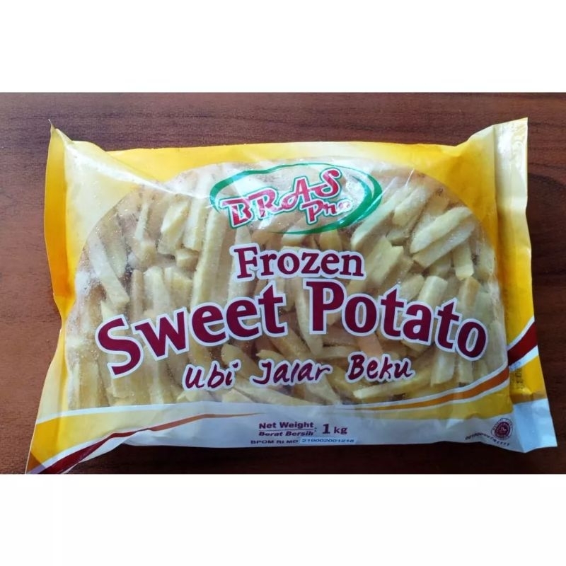 Jual Frozen Sweet Potato 1 Kg Ubi Jalar Beku Bras Pro Cemilan | Shopee ...