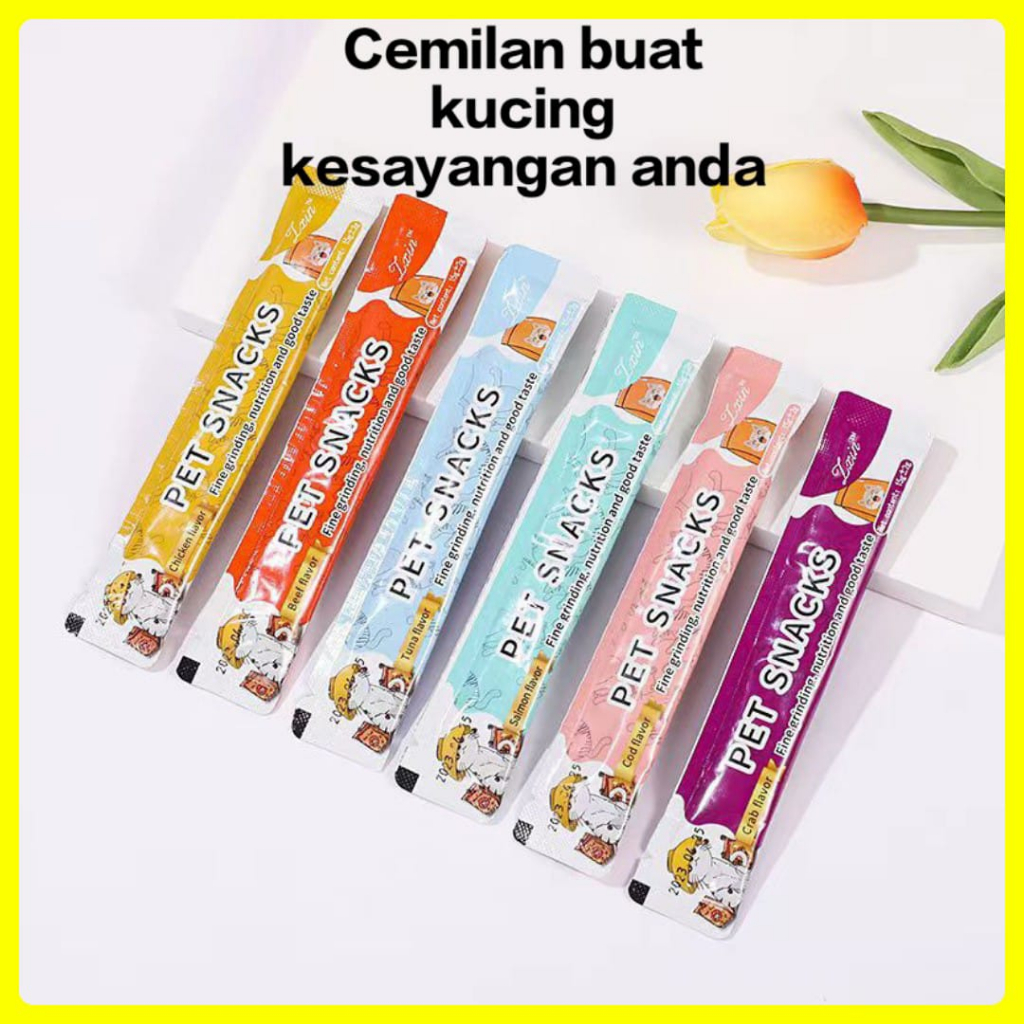 Jual SBY Makanan Nutrisi Snack Hewan Peliharaan Cemilan Kucing Meo 16gr ...