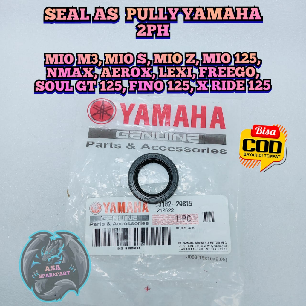 Jual SEAL AS PULLY YAMAHA 2PH KUALITAS ASLI ORIGINAL UNTUK MOTOR MIO M3, MIO S, MIO Z, MIO125 ...