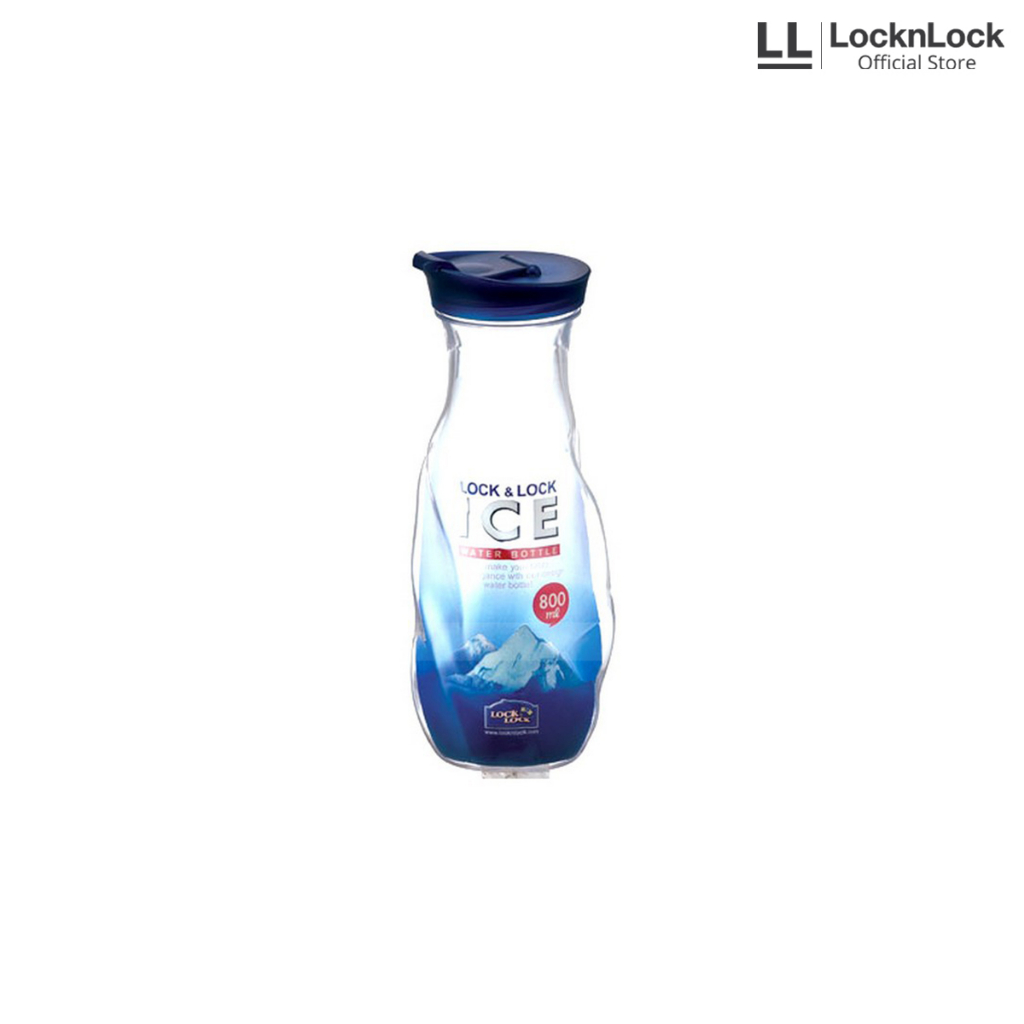 Jual LocknLock Ice Botol Minum Botol Air Minum Kulkas 800mL Biru ...