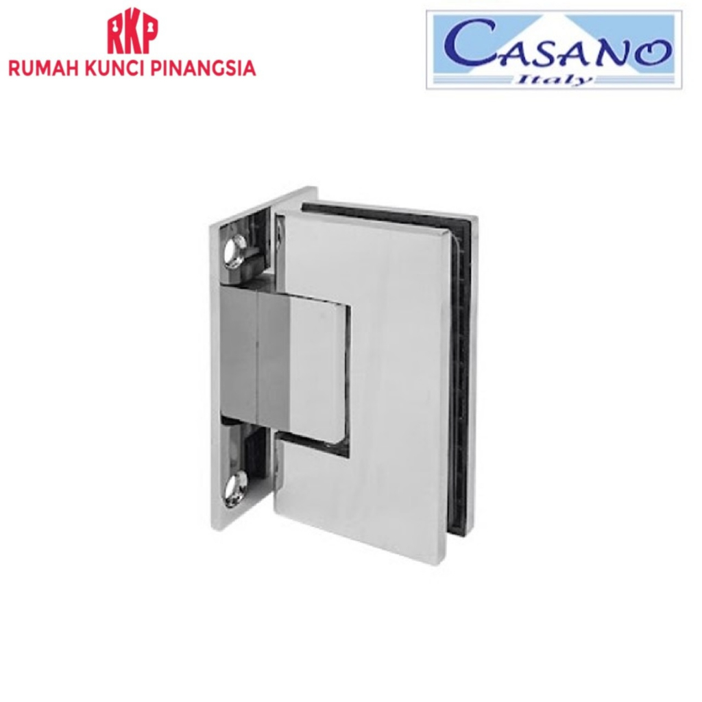 Jual Shower Hinge Engsel Pintu Kaca Silver Stainless Steel SUS 304 ...