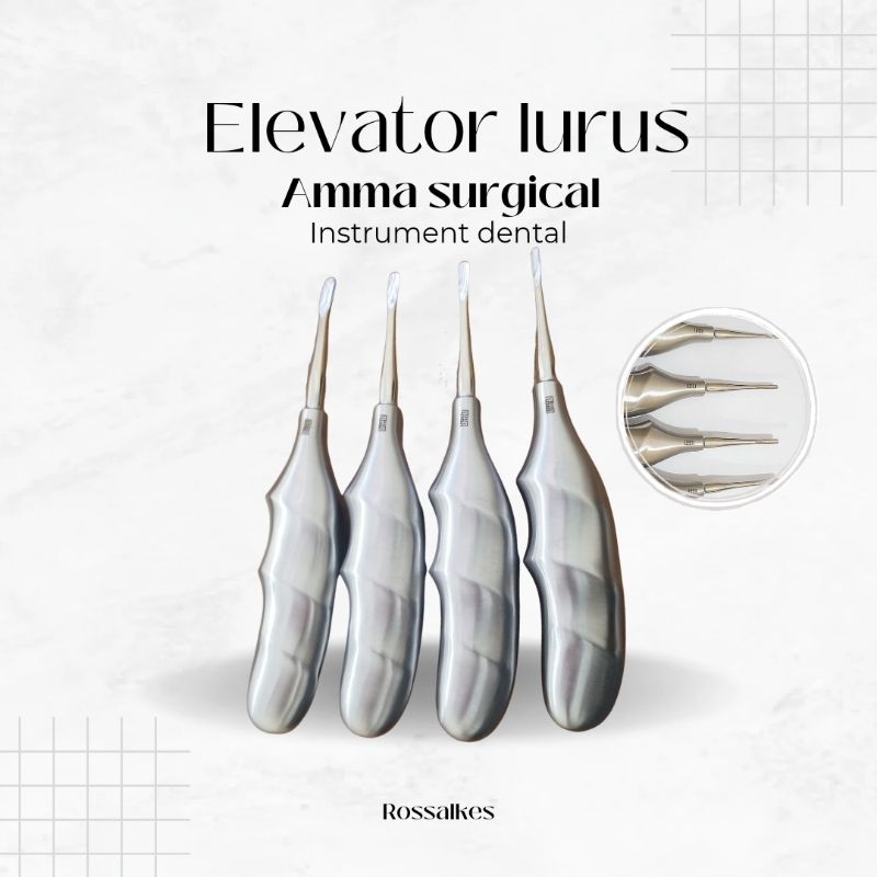 Jual DENTAL BEIN ELEVATOR LURUS GAGANG FINGER 1MM,2MM,3MM,4MM,5MM ...