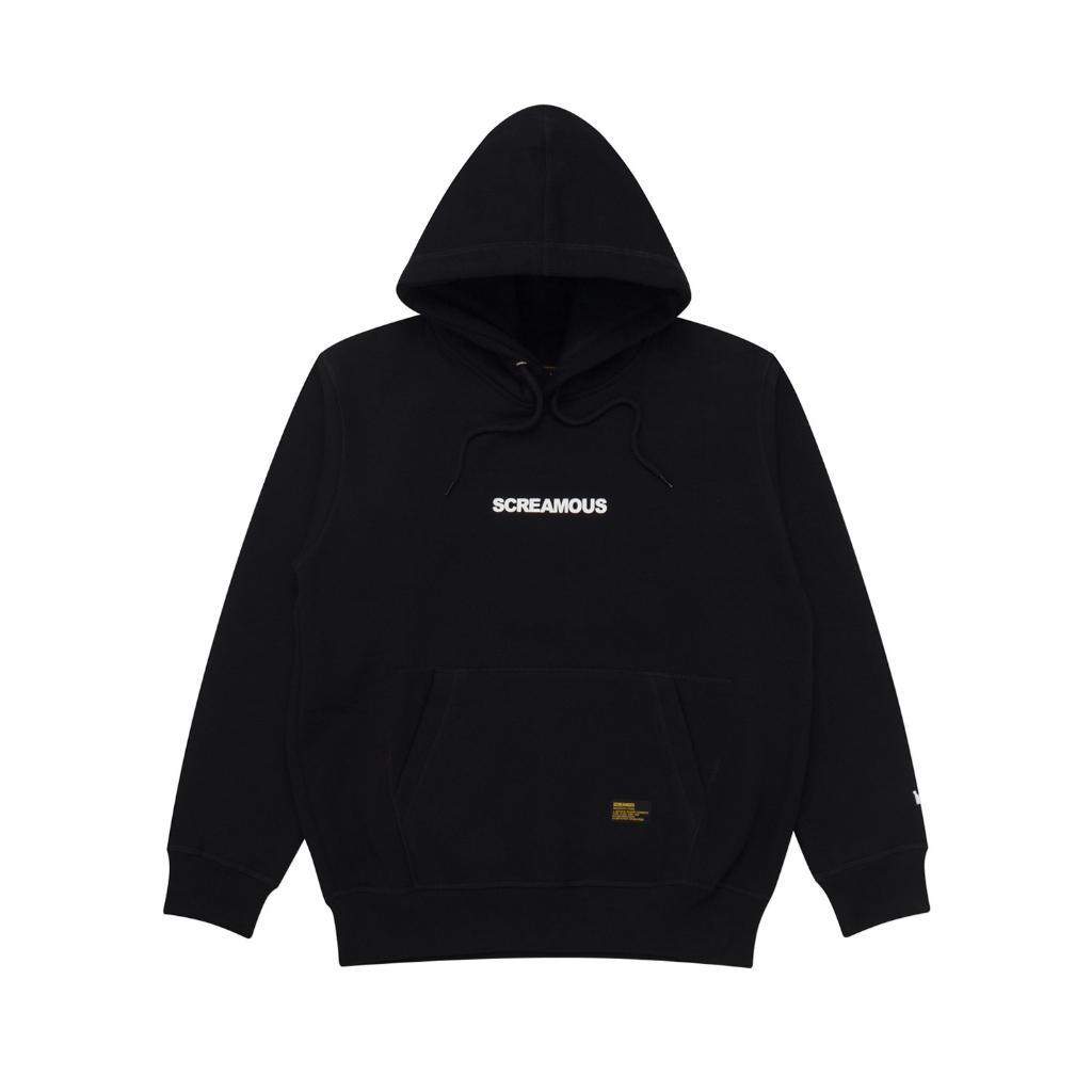Jual Screamous Sweater Pria Pullover Hoodie LEGEND TINY ON WHITE BLACK ...