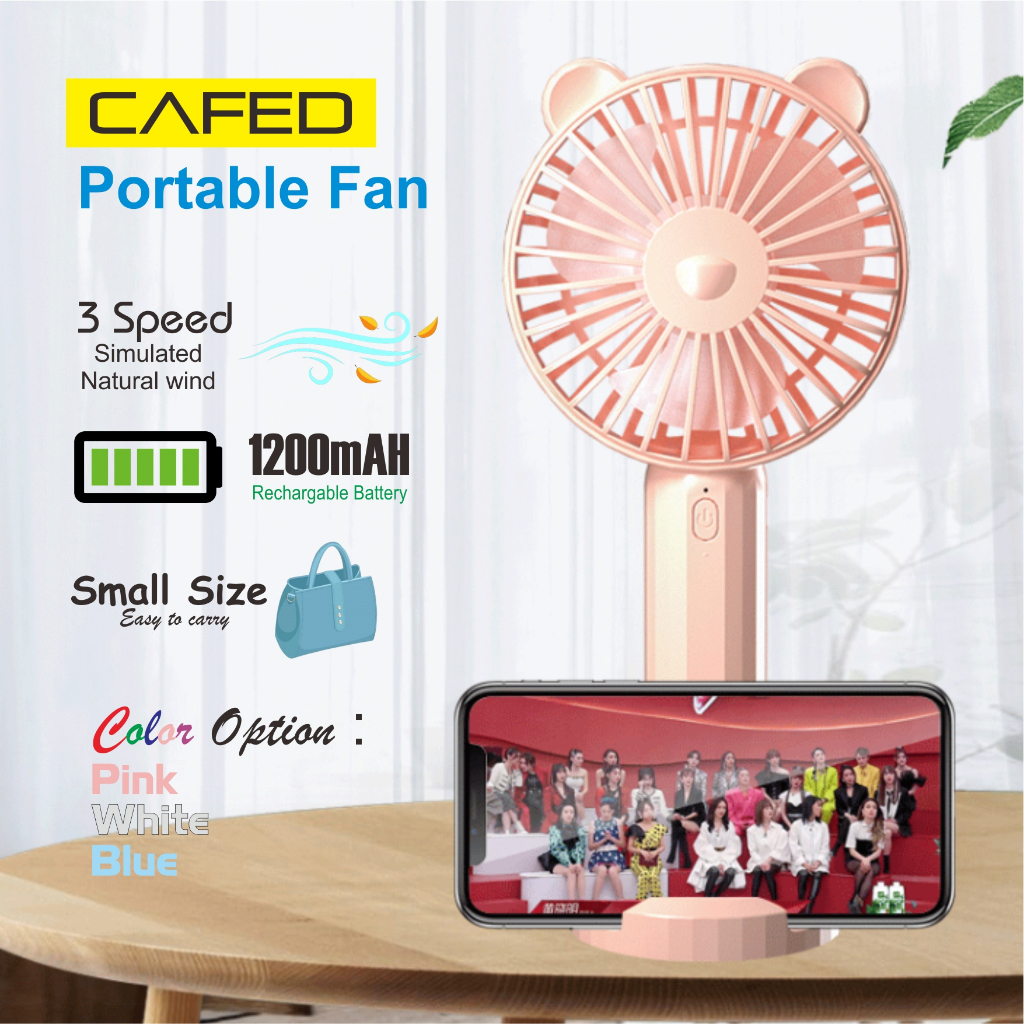 Jual CAFED Kipas Portable Mini Kipas USB Kipas Jinjing Portable Fan ...