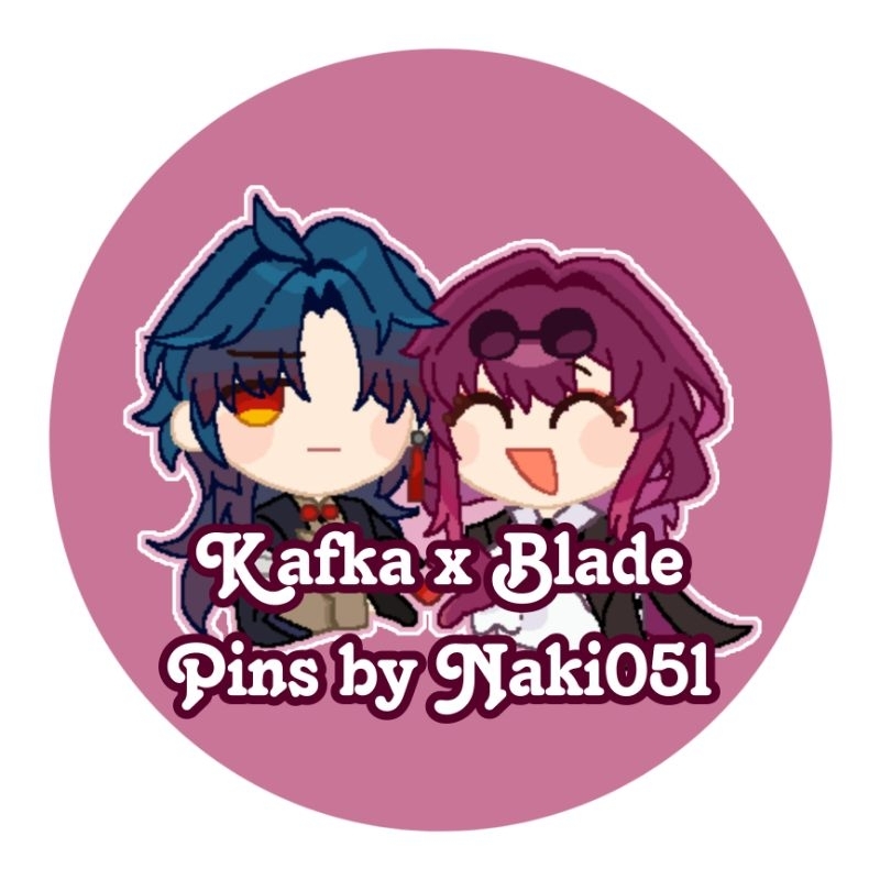 Jual HSR HONKAI STAR RAIL Kafka x Blade / Kafblade Ship Pins by Naki051 ...