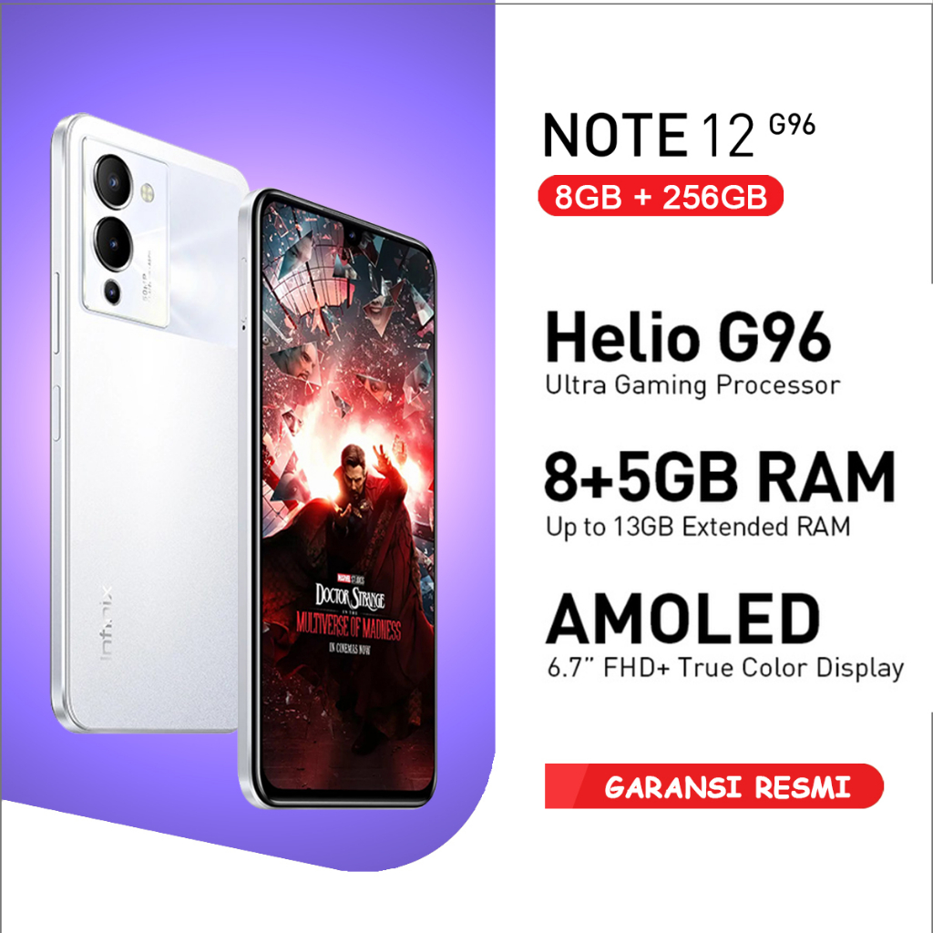 Jual INFINIX NOTE 12 X670 8/256 RAM 8GB ROM 256GB GARANSI RESMI ...