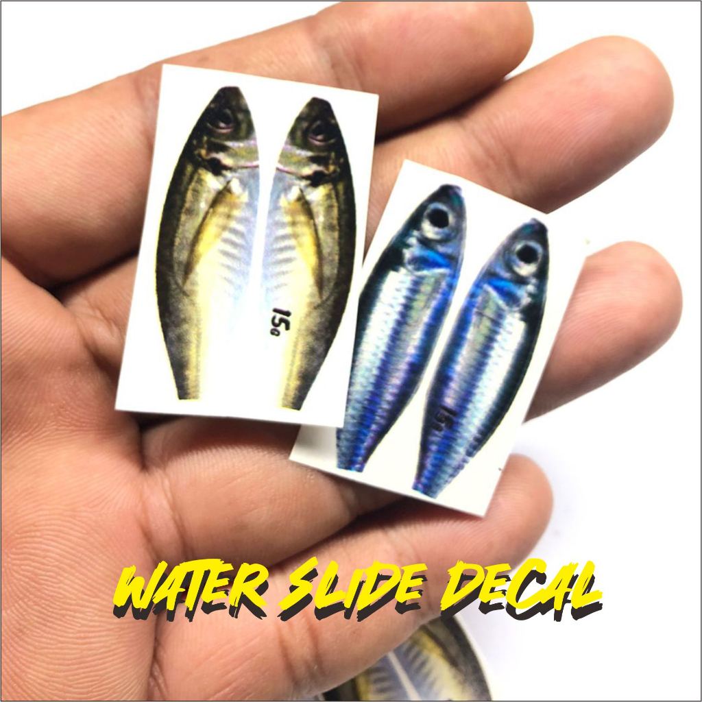 Jual Water slide decal metal jig little jack 10g 15g 20g | Shopee Indonesia