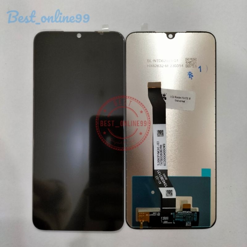 Jual LCD+TOUCHSCREEN XIAOMI REDMI NOTE 8 UNIVERSAL BLACK ZEVAN | Shopee ...
